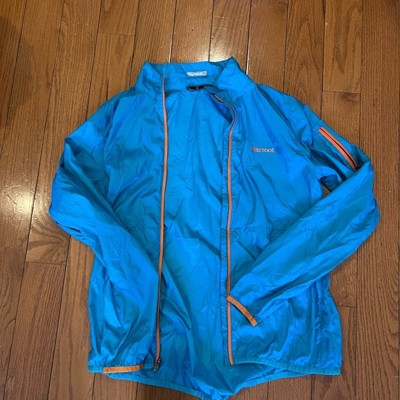 Marmot | Jackets & Coats | Marmot Blue And Orange Windbreaker | Poshmark